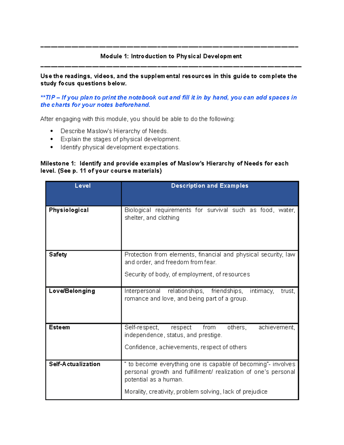 Module 1 notebook complete - c375 - WGU - Studocu