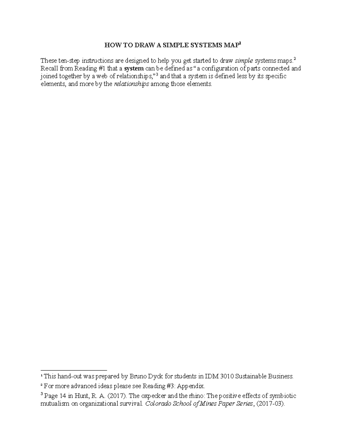 ACCT - Practice assignment - HOW TO DRAW A SIMPLE SYSTEMS MAP 1 These ...