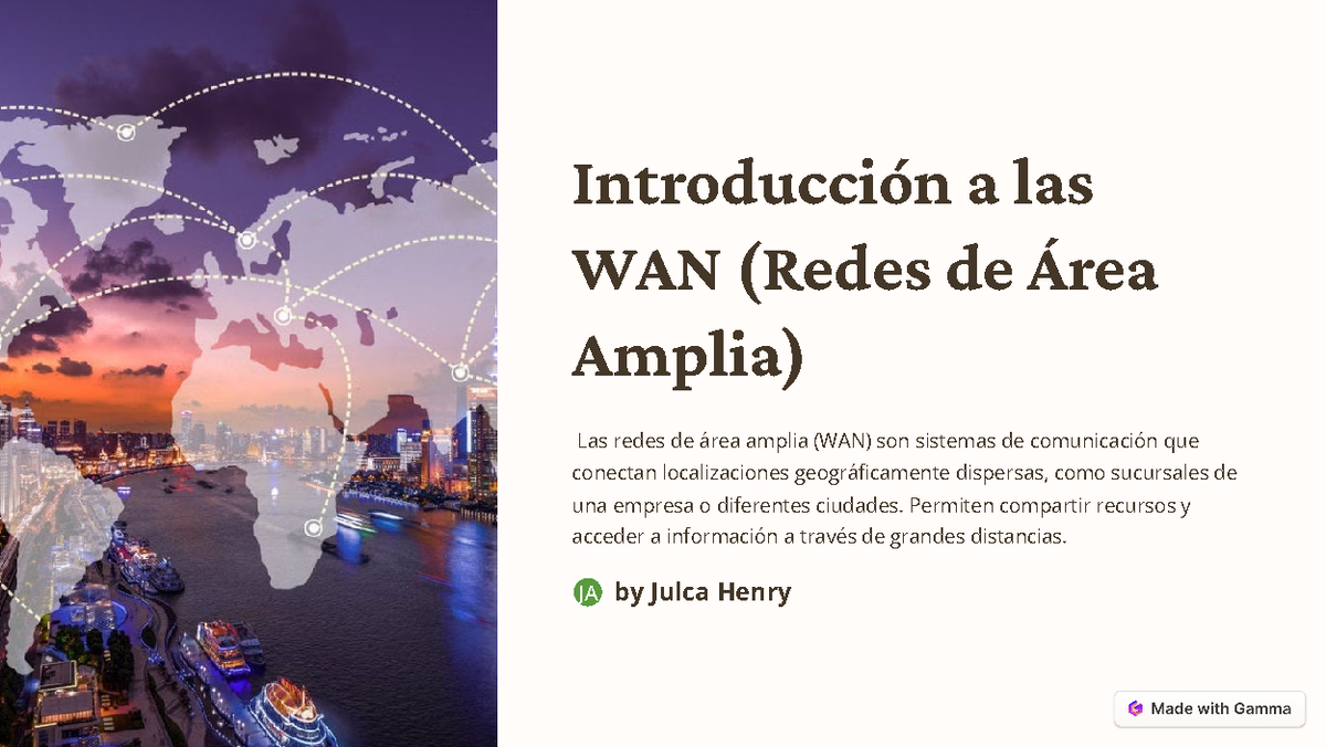 Untitled - Yhs - Introducción a las WAN (Redes de Área Amplia) Las redes de área amplia (WAN ...