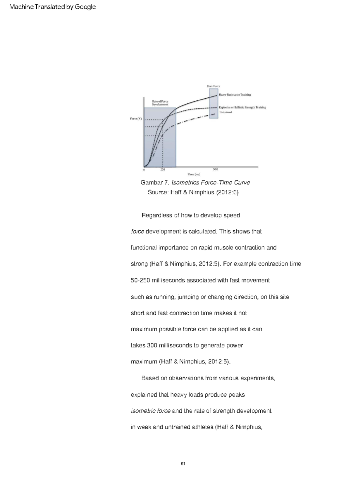 Anatomy Task 1 - notes - isometric force and the rate of strength ...