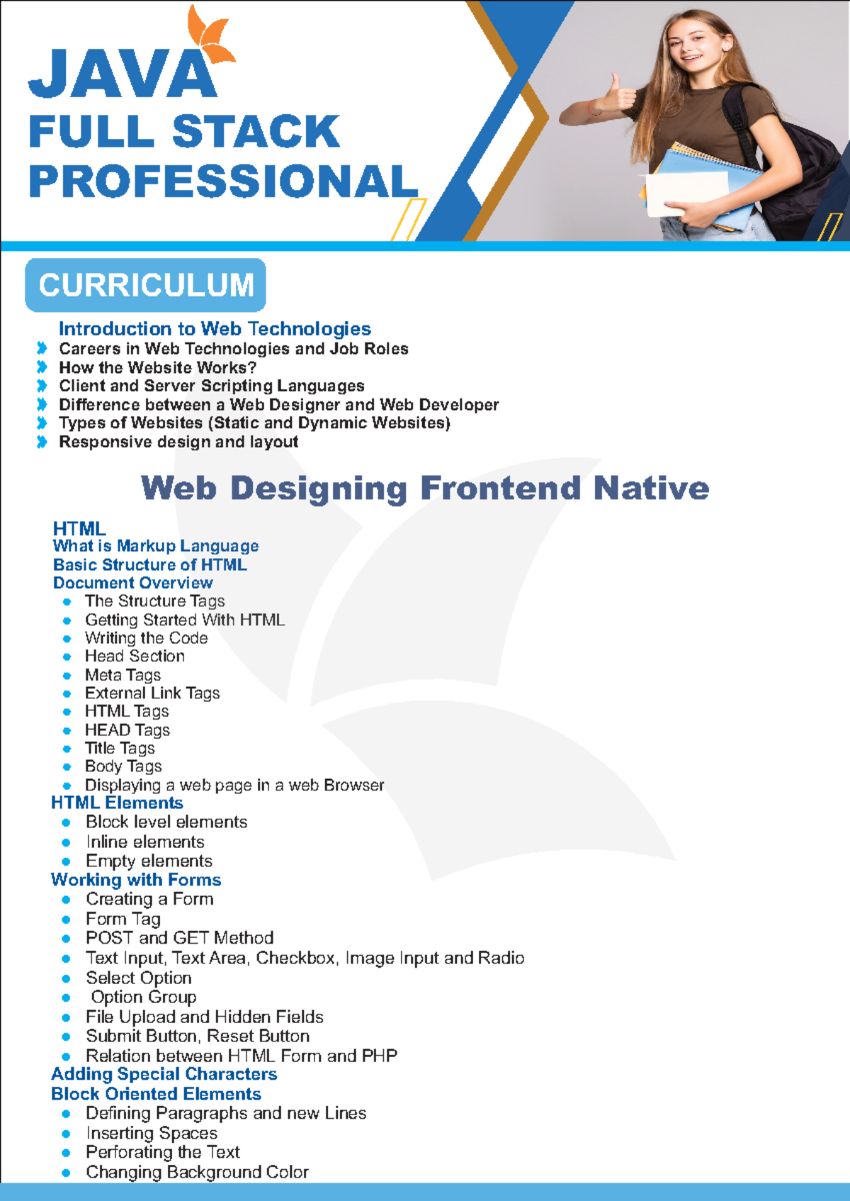 Java full stack professional - HTML Elements l Block level elements l ...
