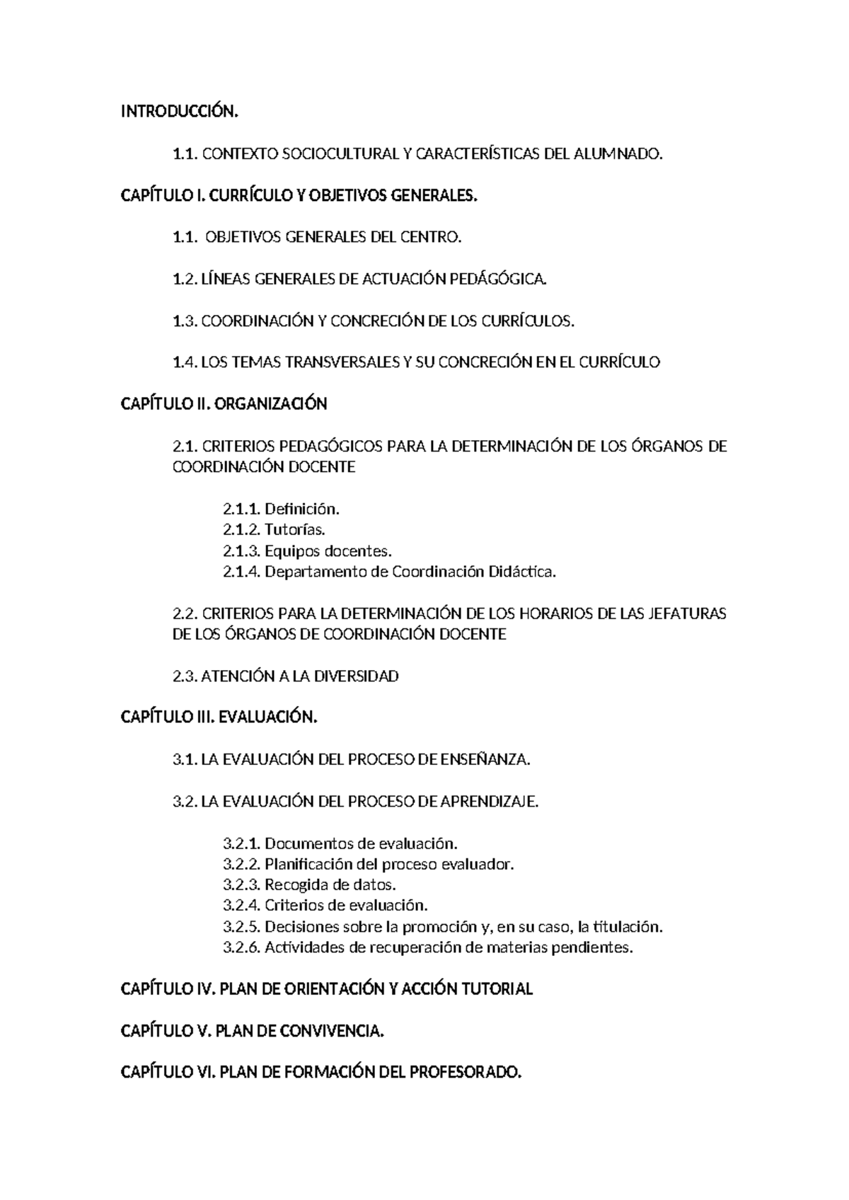 Índice - Es un trabajo del master - INTRODUCCIÓN. 1. CONTEXTO ...