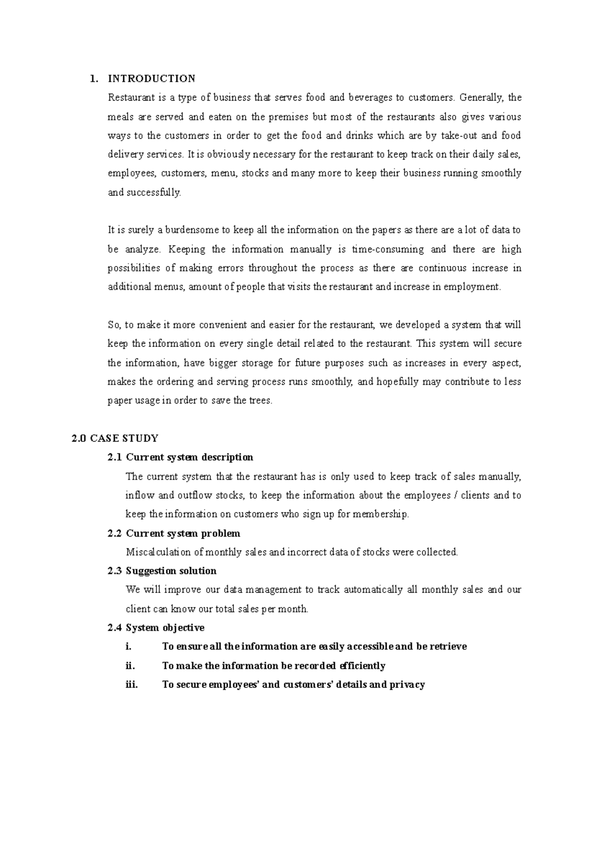 Proposal Details Assignment - Database System - UiTM - Studocu