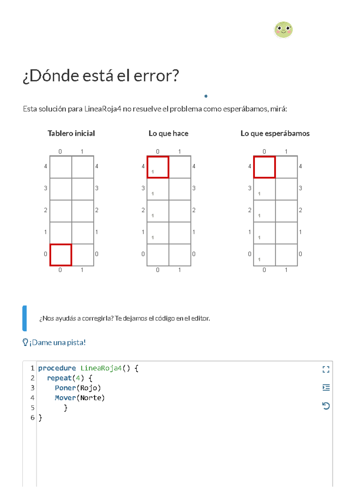 Capitulo 1-unidad 4-repetición simple - ¿Dónde está el error? Esta ...