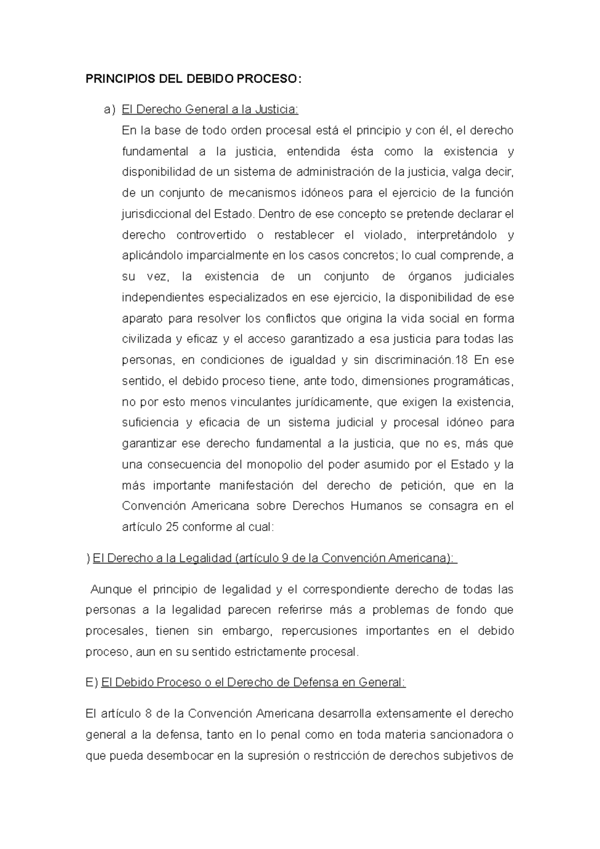 Principios DEL Debido Proceso para expo - PRINCIPIOS DEL DEBIDO PROCESO ...