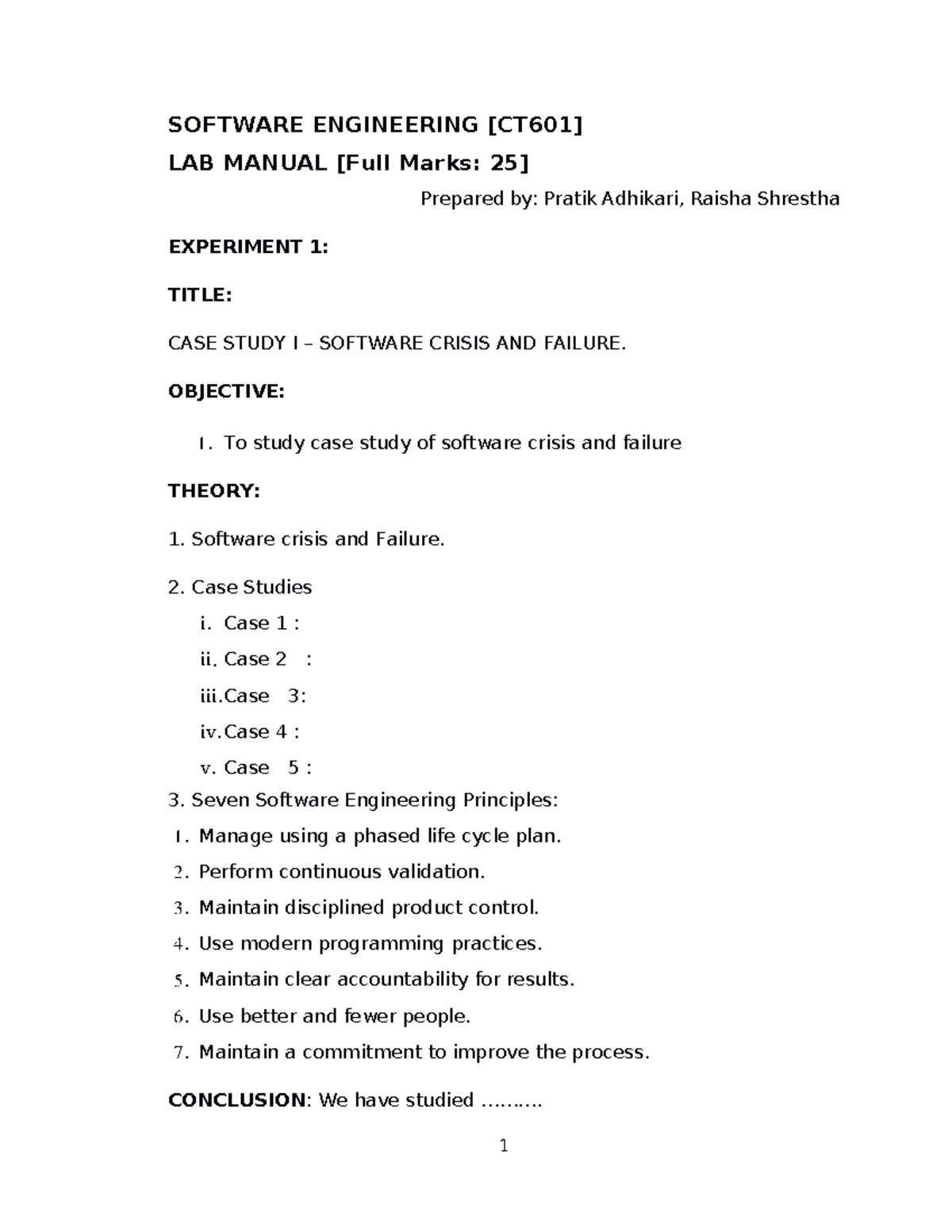 Software Engineering (Bachelor in Computer Engineering) - SOFTWARE ...