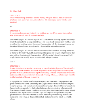 Case Study - Chapter 7 - MAANISAAD SHAHRIAR HRPO 2304 Chapter 7, Case ...