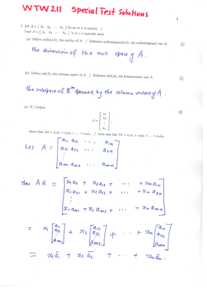 Rank WTW 211 - Notes - Lecture 2 The rank of a matrix Eivind Eriksen BI ...