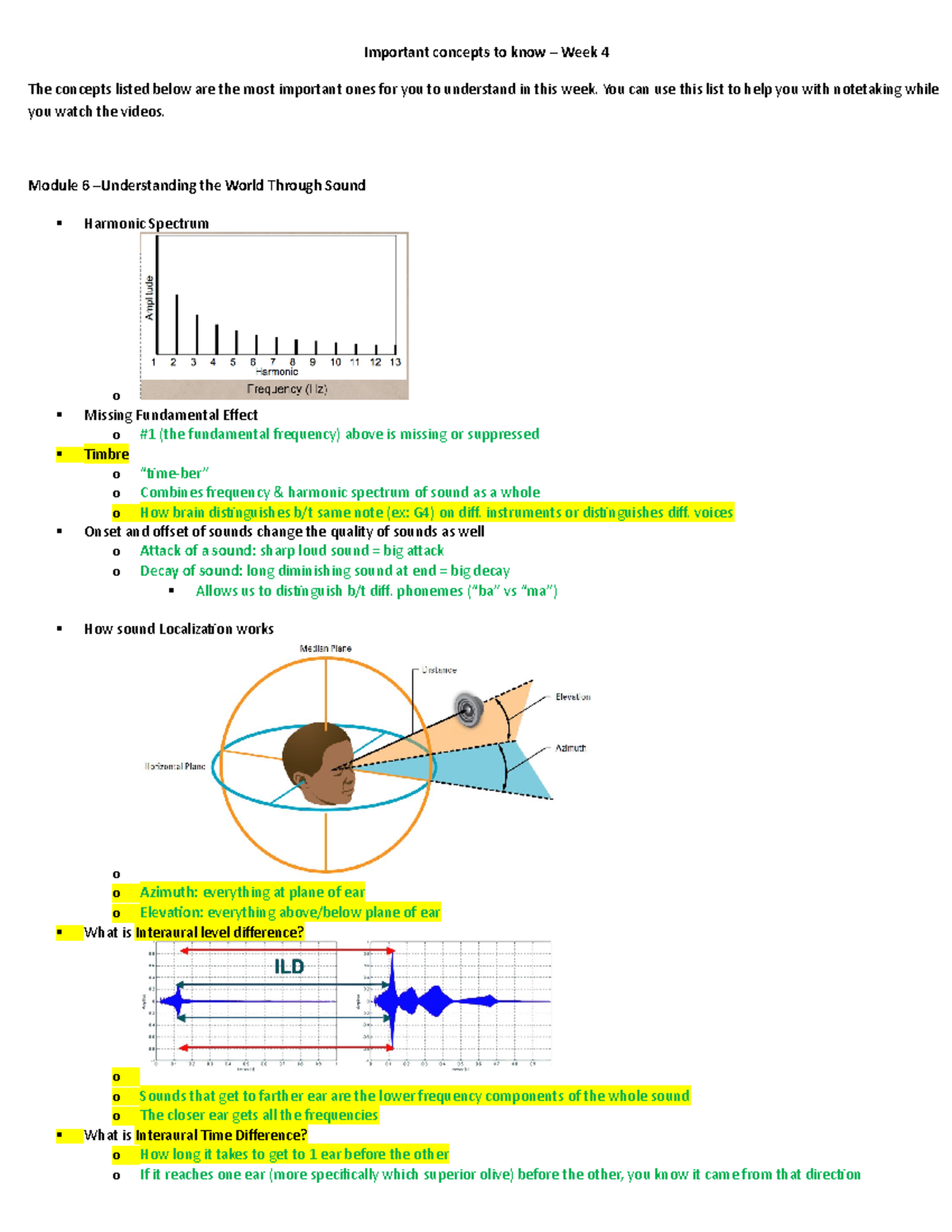 Module 4 Study Guide - Important concepts to know – Week 4 The concepts ...
