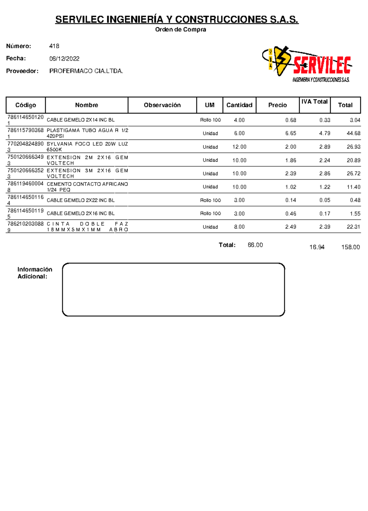1d233d03 f7c1 46df b26e a0b993bca1e9 - Orden de Compra Número: Fecha ...