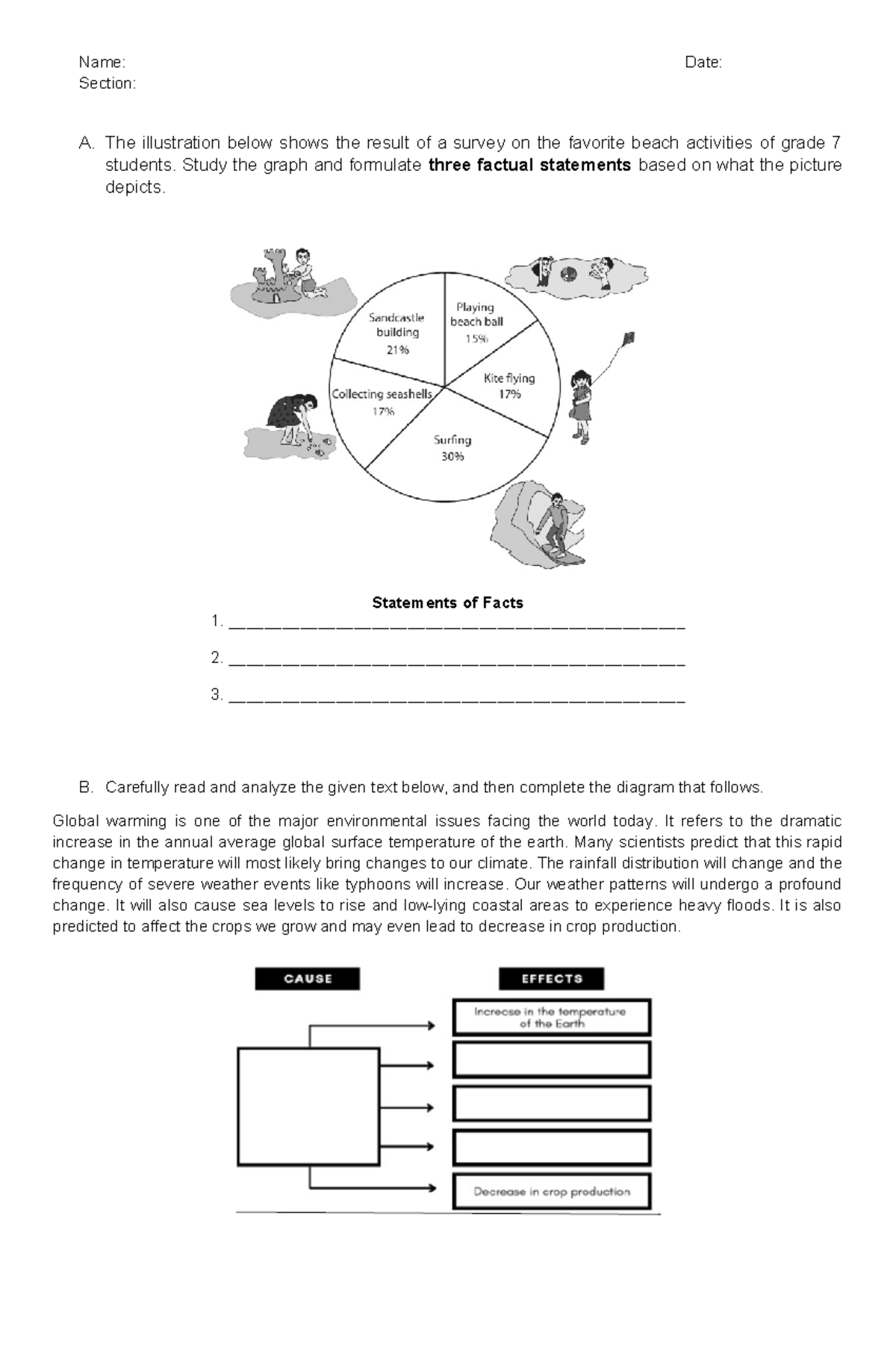 Eng 7 - modular activities - Name: Date: Section: A. The illustration ...