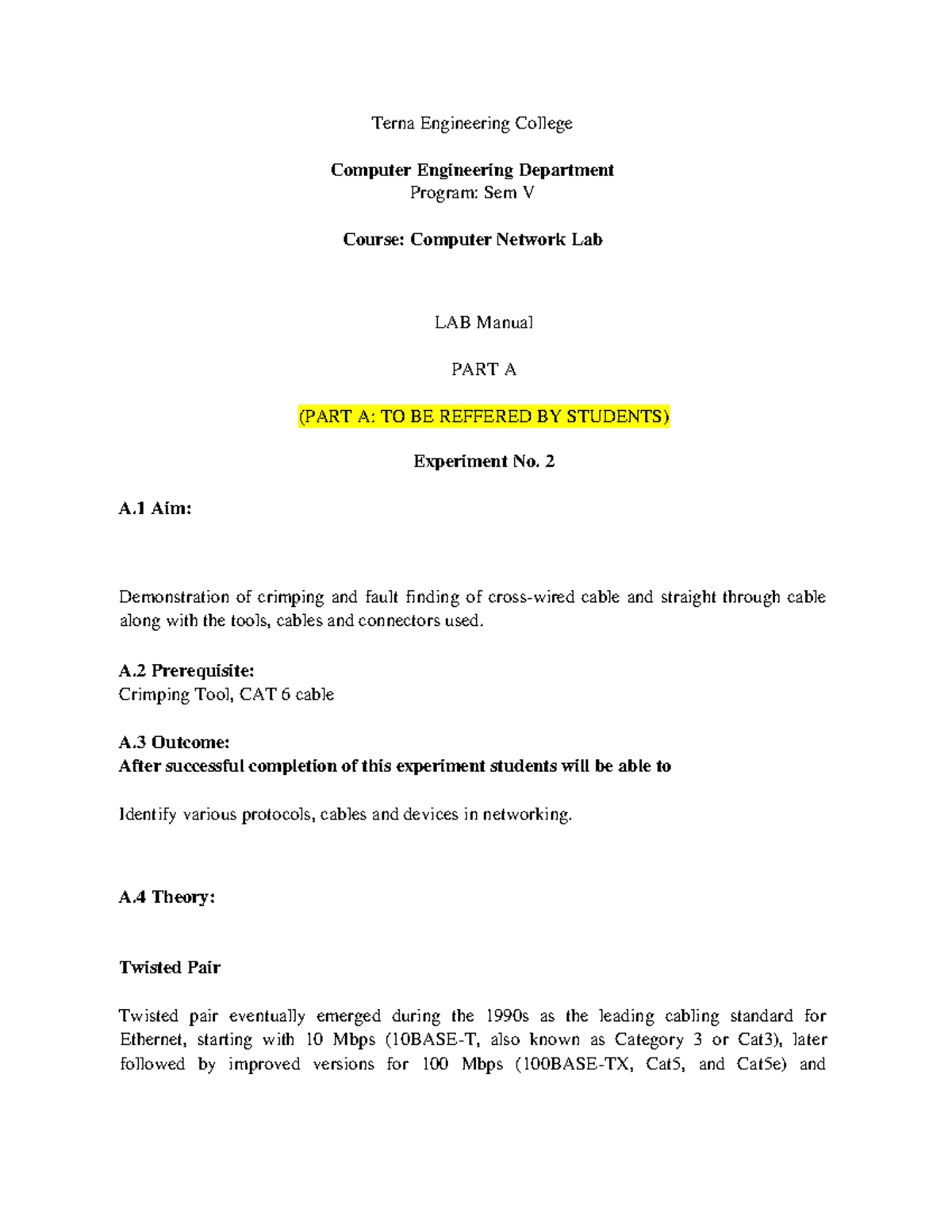 C34 CN Exp - sda - Terna Engineering College Computer Engineering ... C34 CN Exp - sda - Terna Engineering College Computer Engineering ...