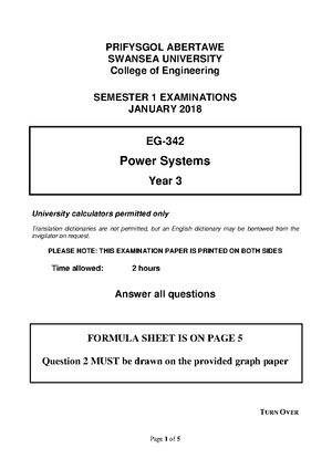 PS AS 2021 - Power systems Exam Paper Solution 2020-21 - COLLEGE OF ...