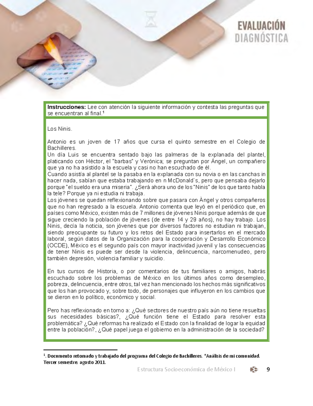 Esemi Guia - Guía - Instrucciones: Lee con atención la siguiente ...