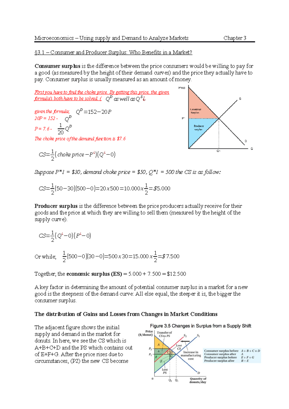 Microeconomics chapter 3 - Microeconomics – Using supply and Demand to ...
