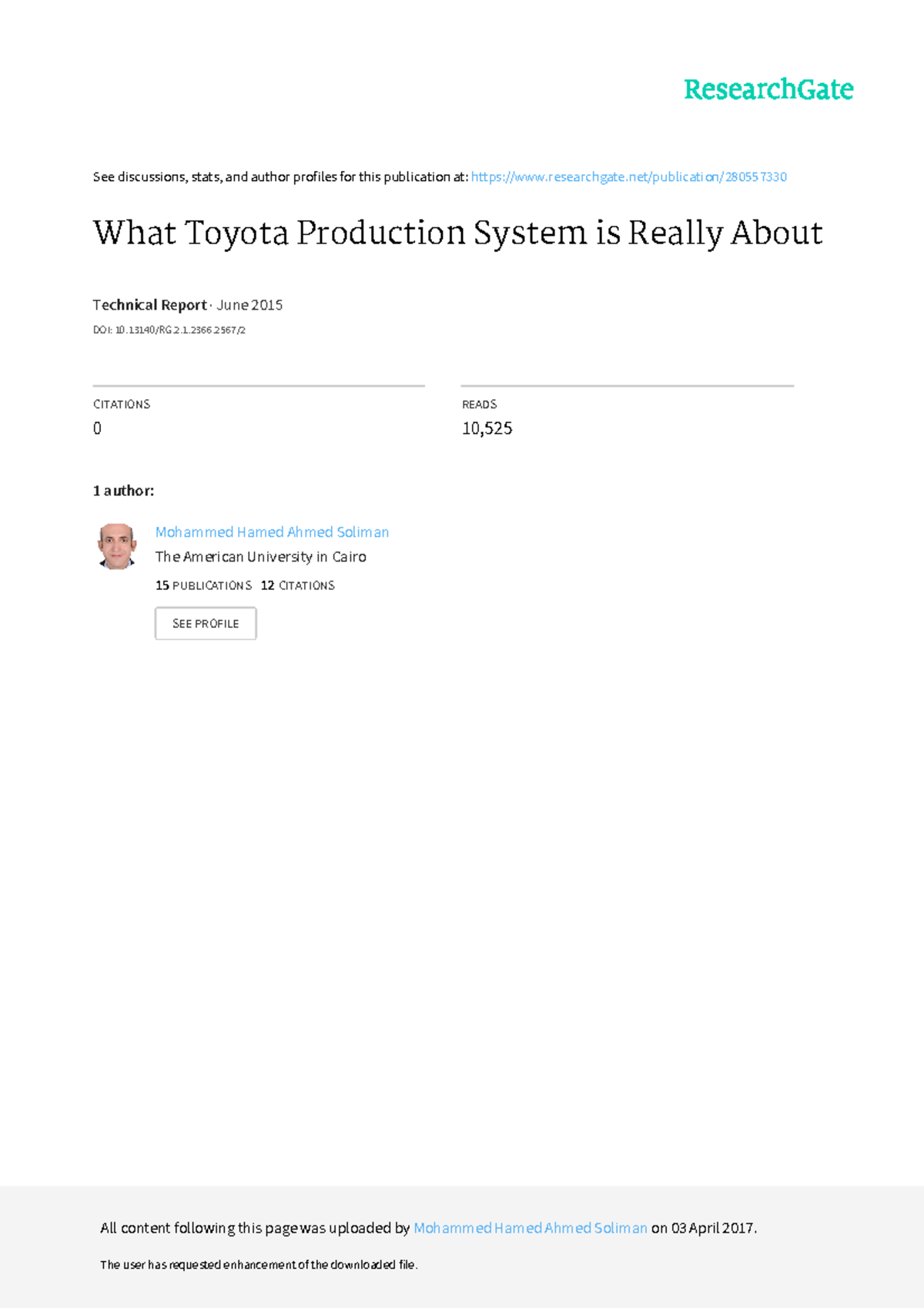 Toyota- pdf about quality management - See discussions, stats, and ...