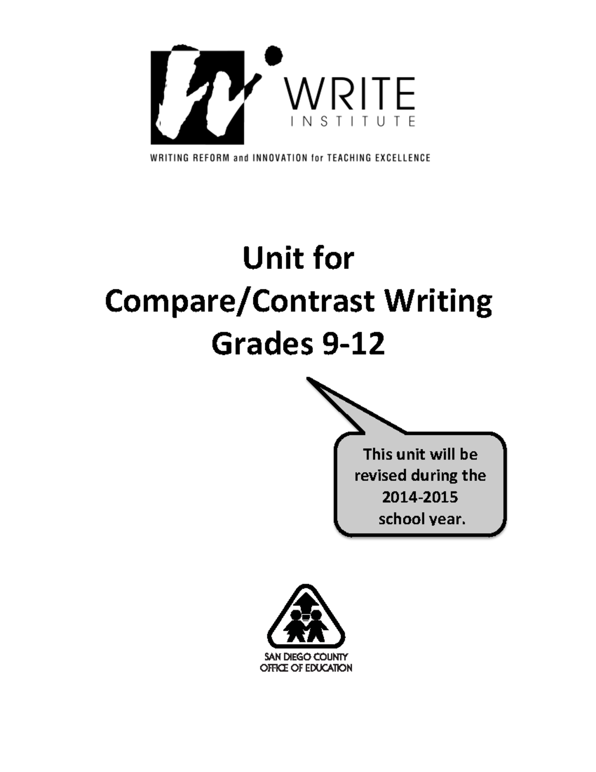 Compare and contrast - englsih practive materials - Unit for Compare ...
