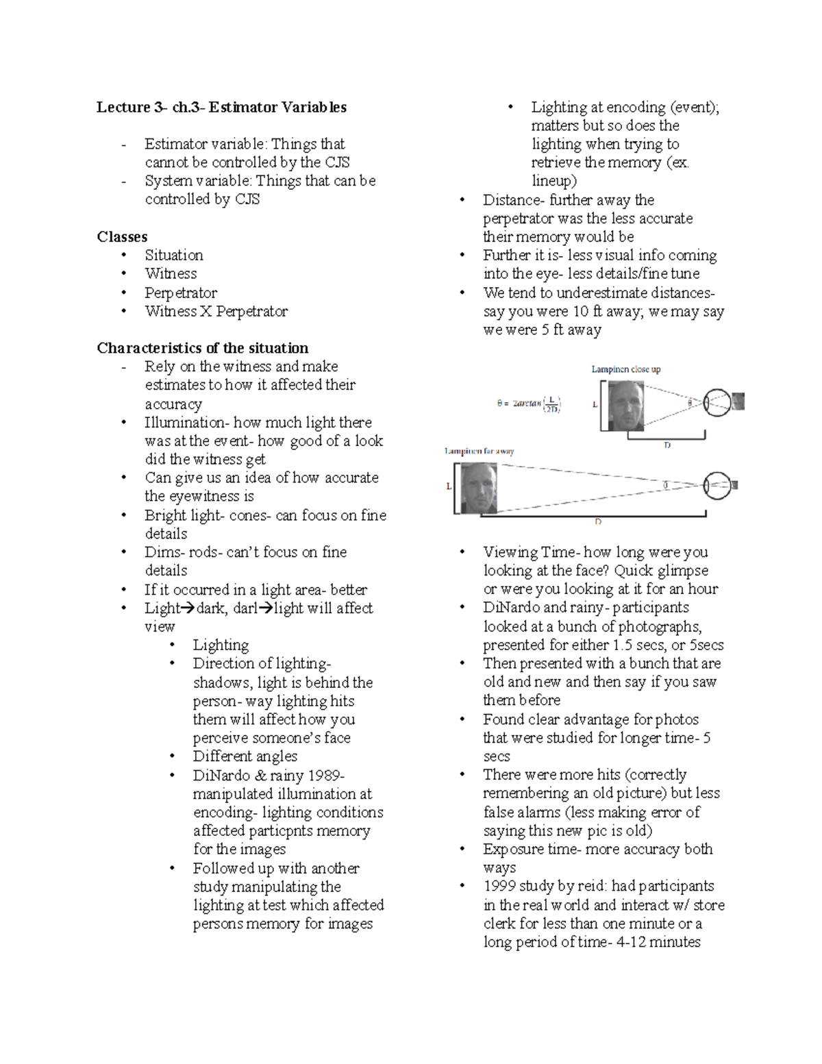 Lecture 3- Estimator Variables - Lecture 3- ch- Estimator Variables ...