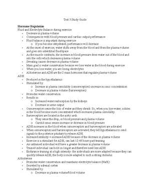 Test 5 Study Guide - All material for Test 5 - Test 5 Study Guide ...