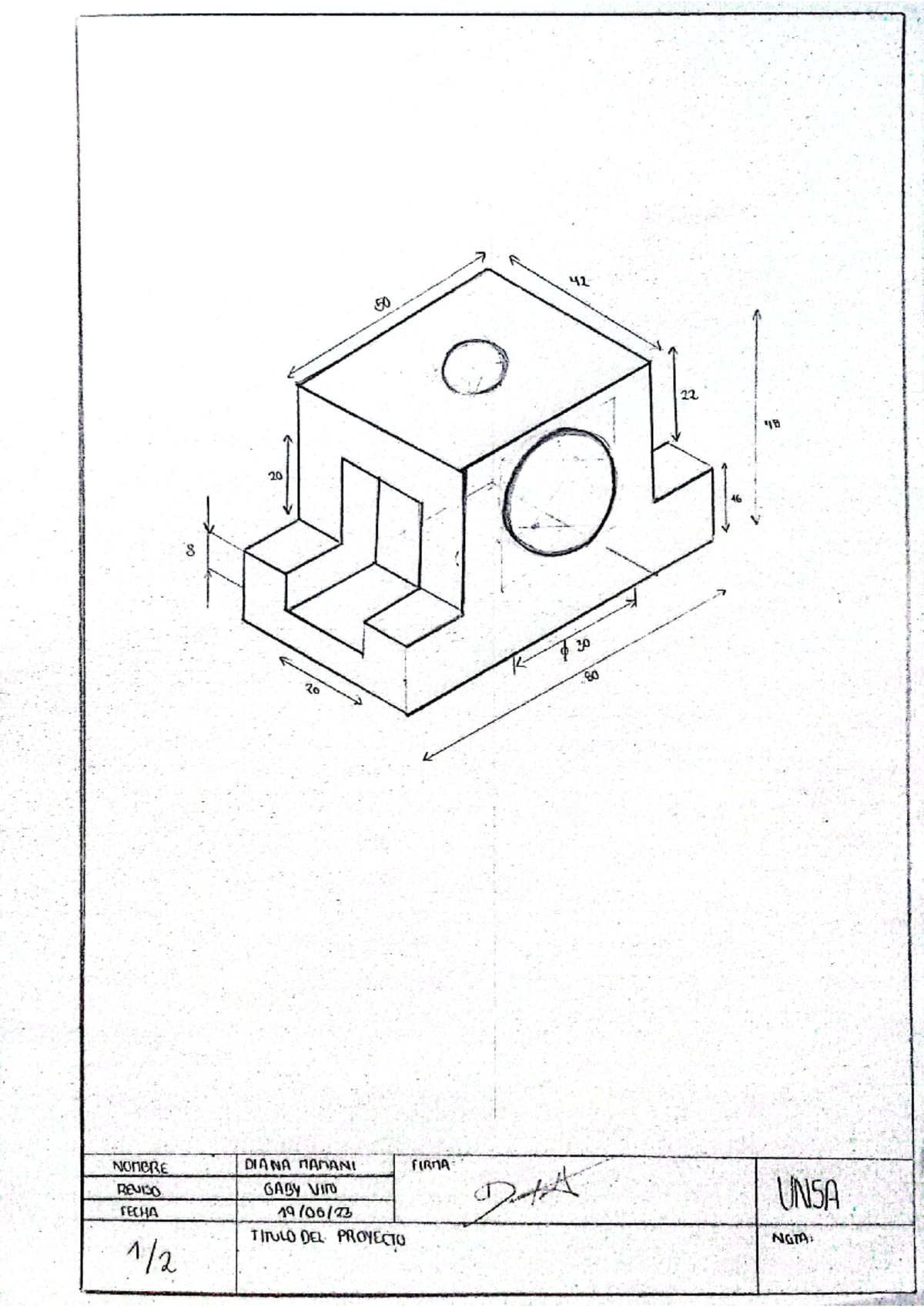 2 dibujo - dibujo industrial - 42 50 22 48 20 16 V 8 $ 30 K 80 20 ...