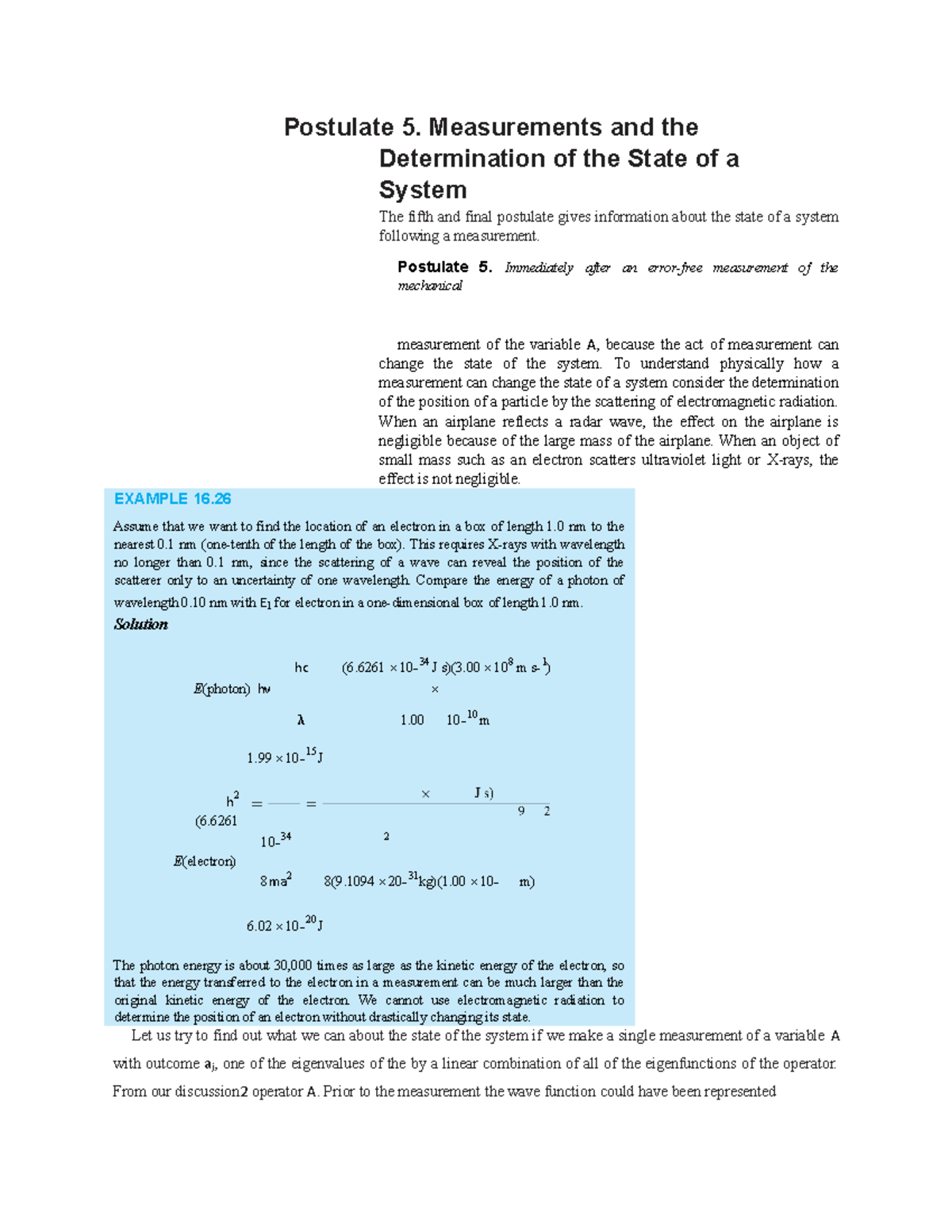 Postulate 5 - lecture notes, review and answers - Postulate 5 ...
