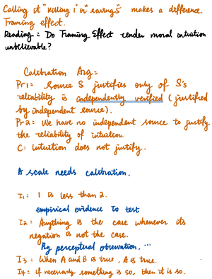 Note Mar 21, 2023 - Prof Earl Conee - Some Pune Candidate intuitions In ...