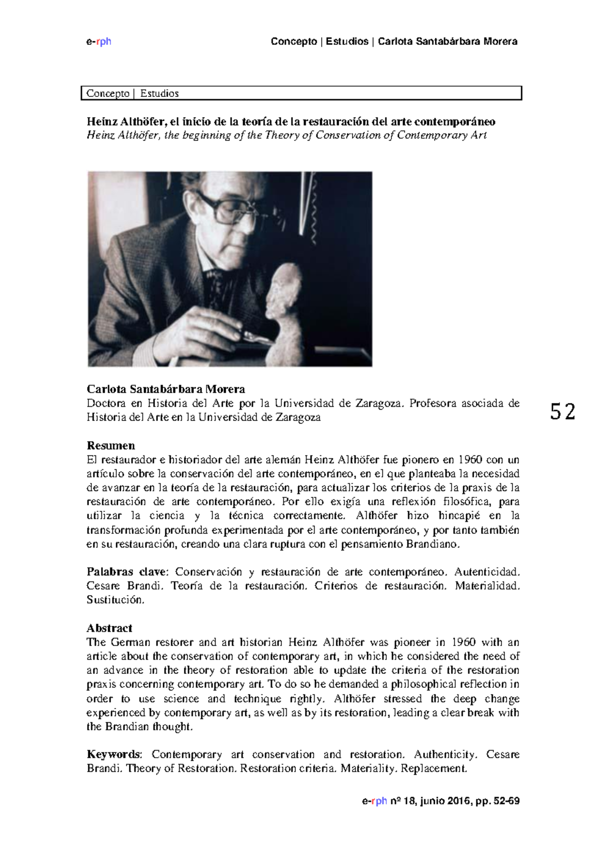 Heinz Althofer el inicio de la teoria de trabajo ii - 52 Concepto ...