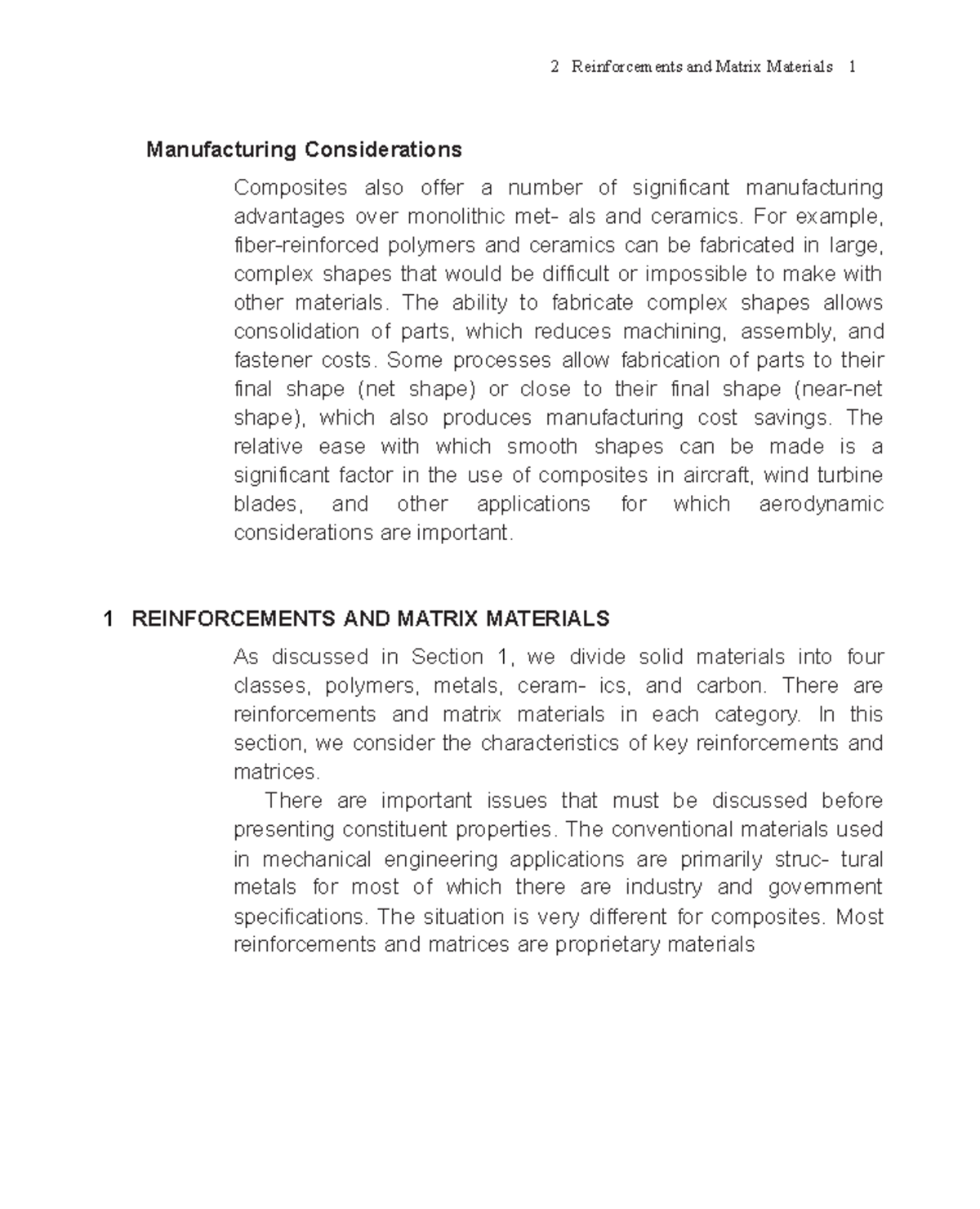 Manufacturing Considerations - Manufacturing Considerations Composites ...