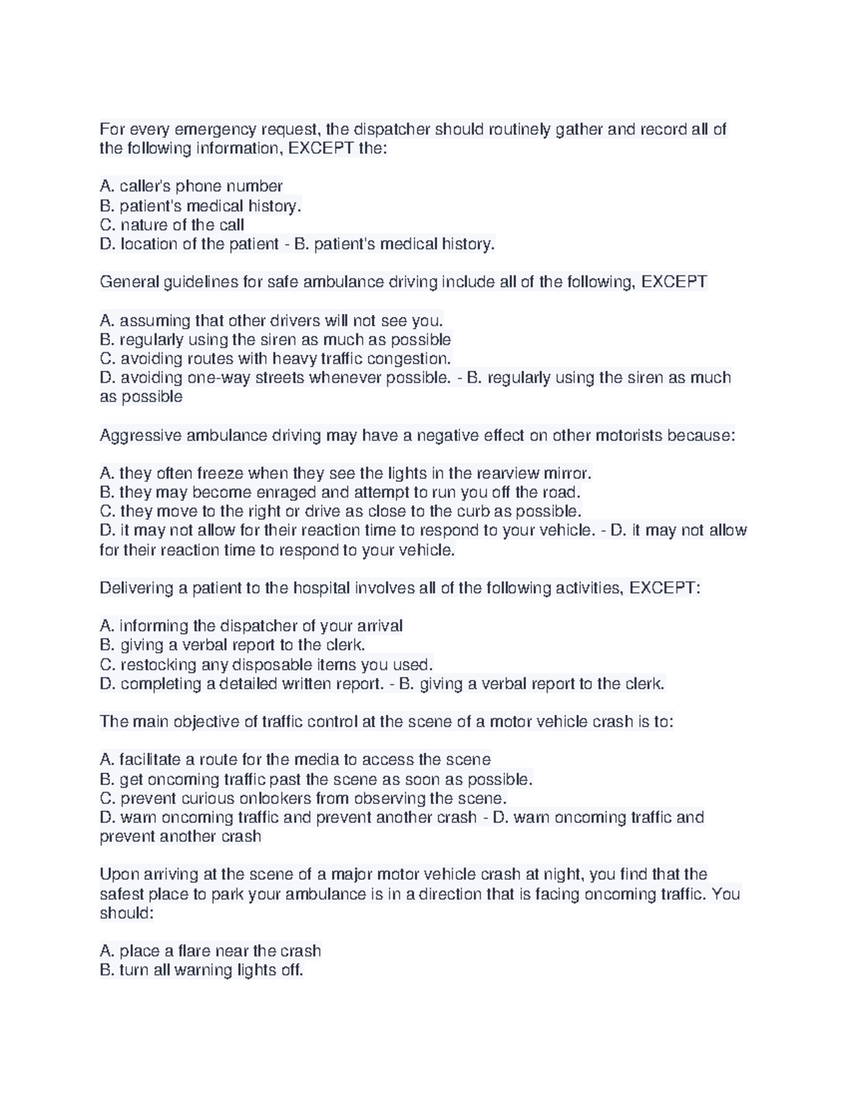 Logos-100 - Health Proctored Exam juu - For every emergency request ...