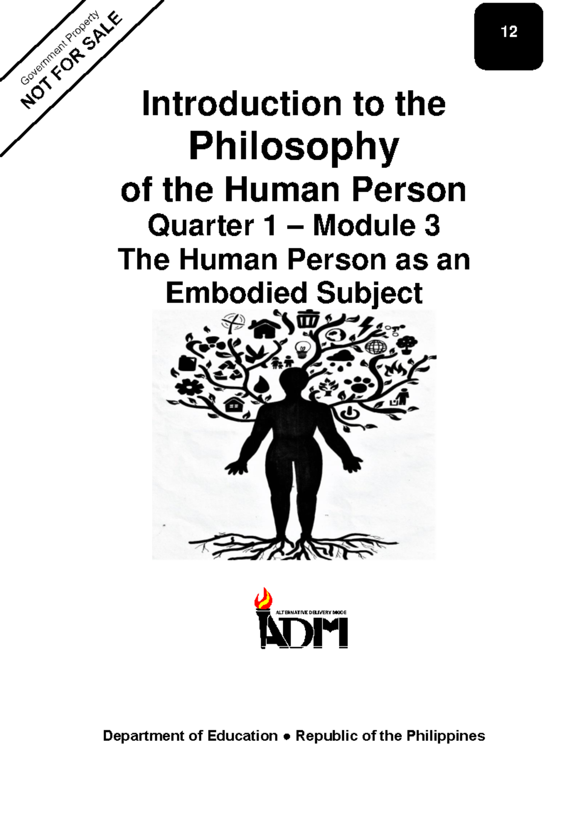Philosophy 12 Quarter 1 Module 3 - Department of Education Republic of the Philippines - Studocu