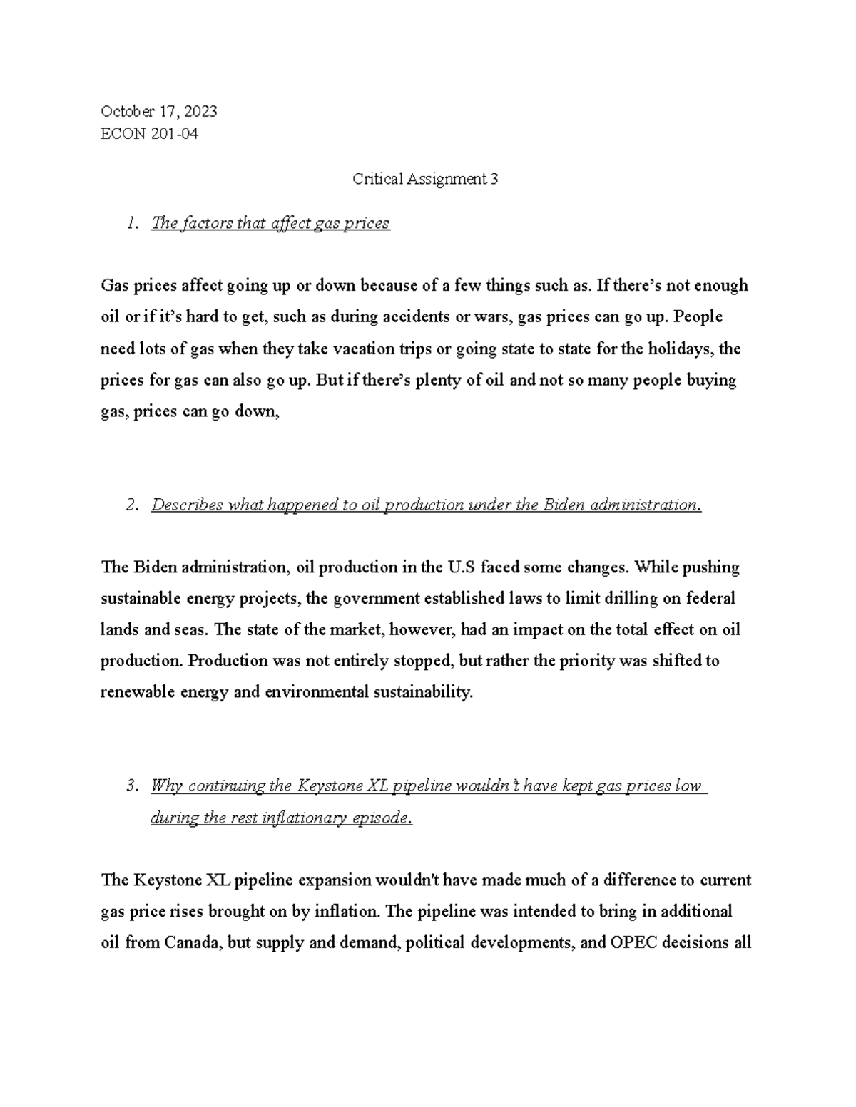 Critical Assignment 3 - it's really self-explanatory the questions ...