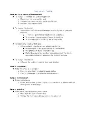 2020-child language disorders-study guide exam3 - CMD 415 LANGUAGE ...