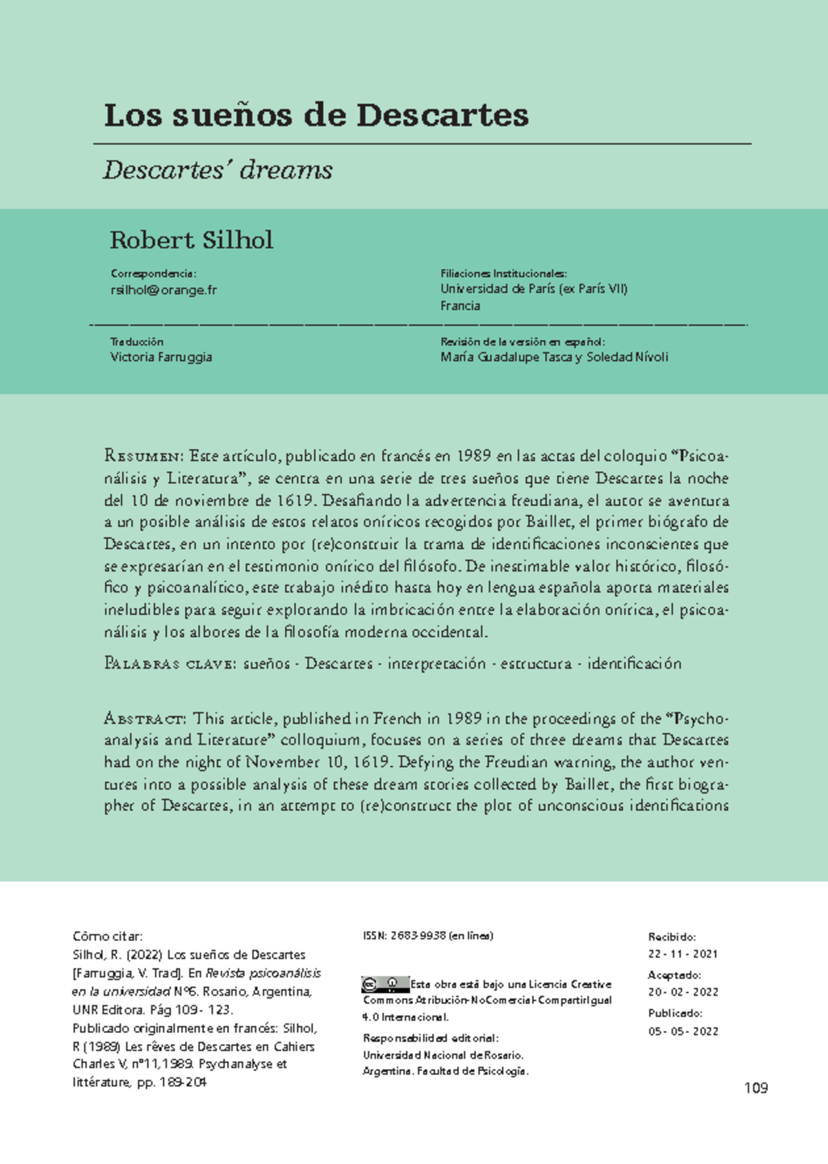 Administrador,+RPU+6+-+08+Silhol - Los sueños de Descartes Descartes ...