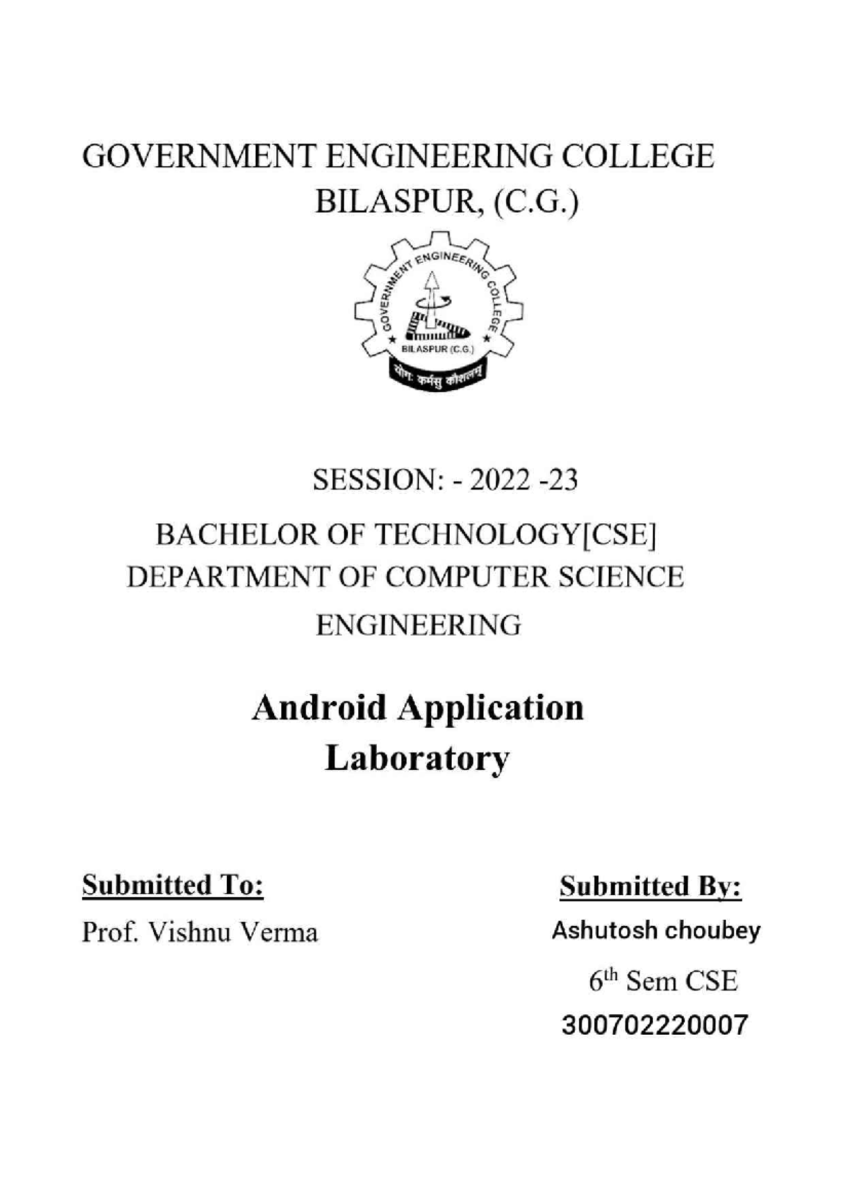 Android lab file - computer science & engg - Studocu