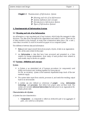 Sad-chap-3 - sad3 - Chapter 3 : Systems Planning and Selection ...