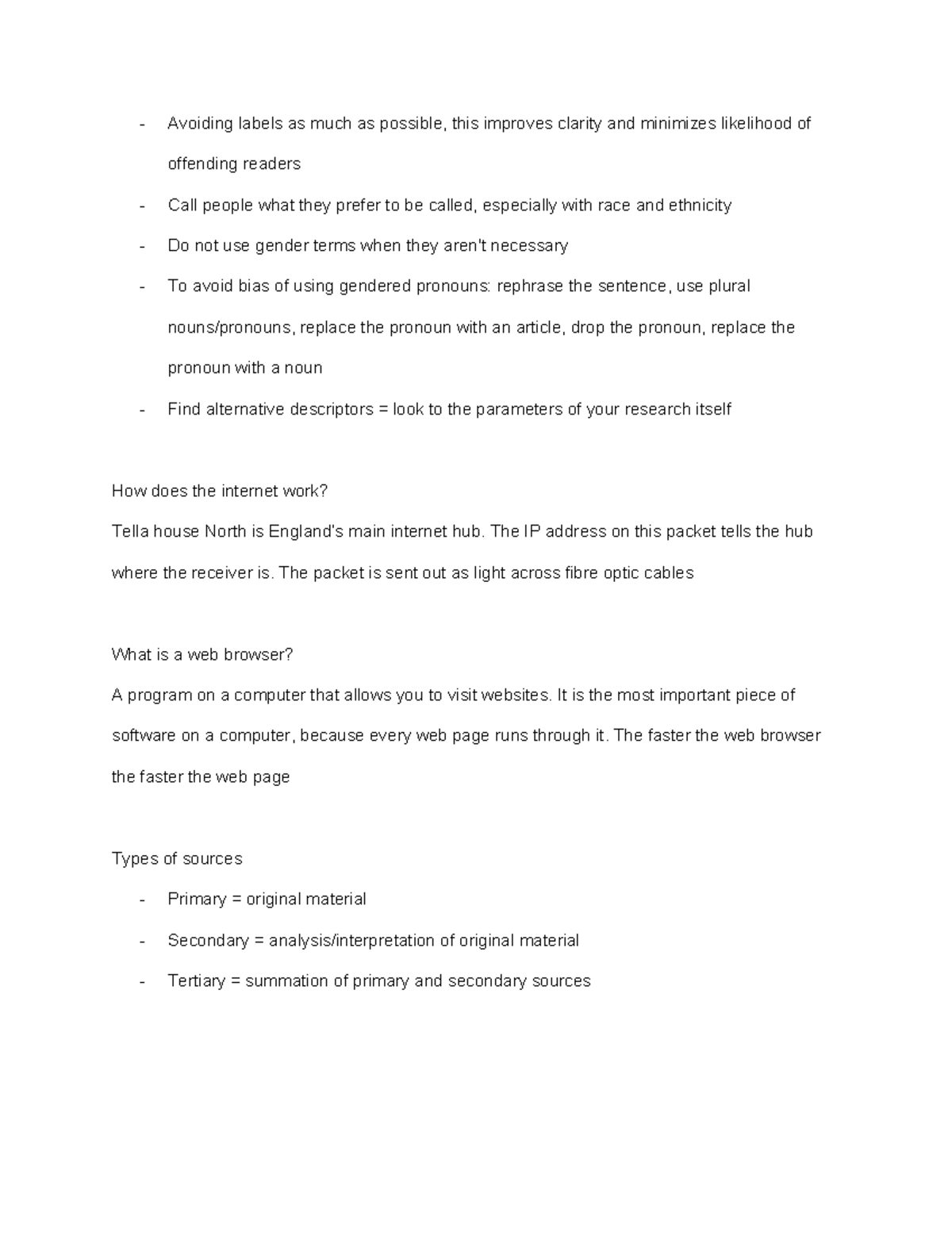 Lecture 6 - Search - Avoiding labels as much as possible, this improves ...