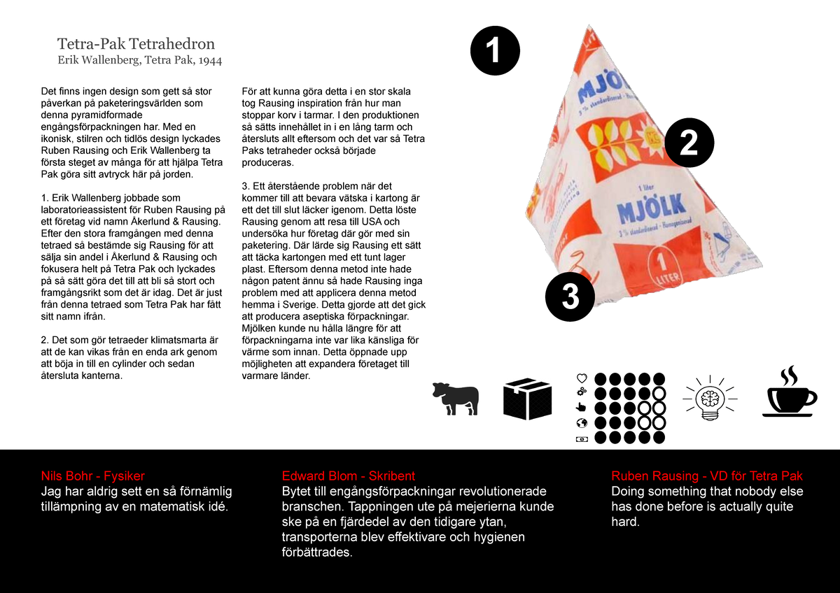 Tetra pak - En poster som var en obligatorisk uppgift - Tetra-Pak ...