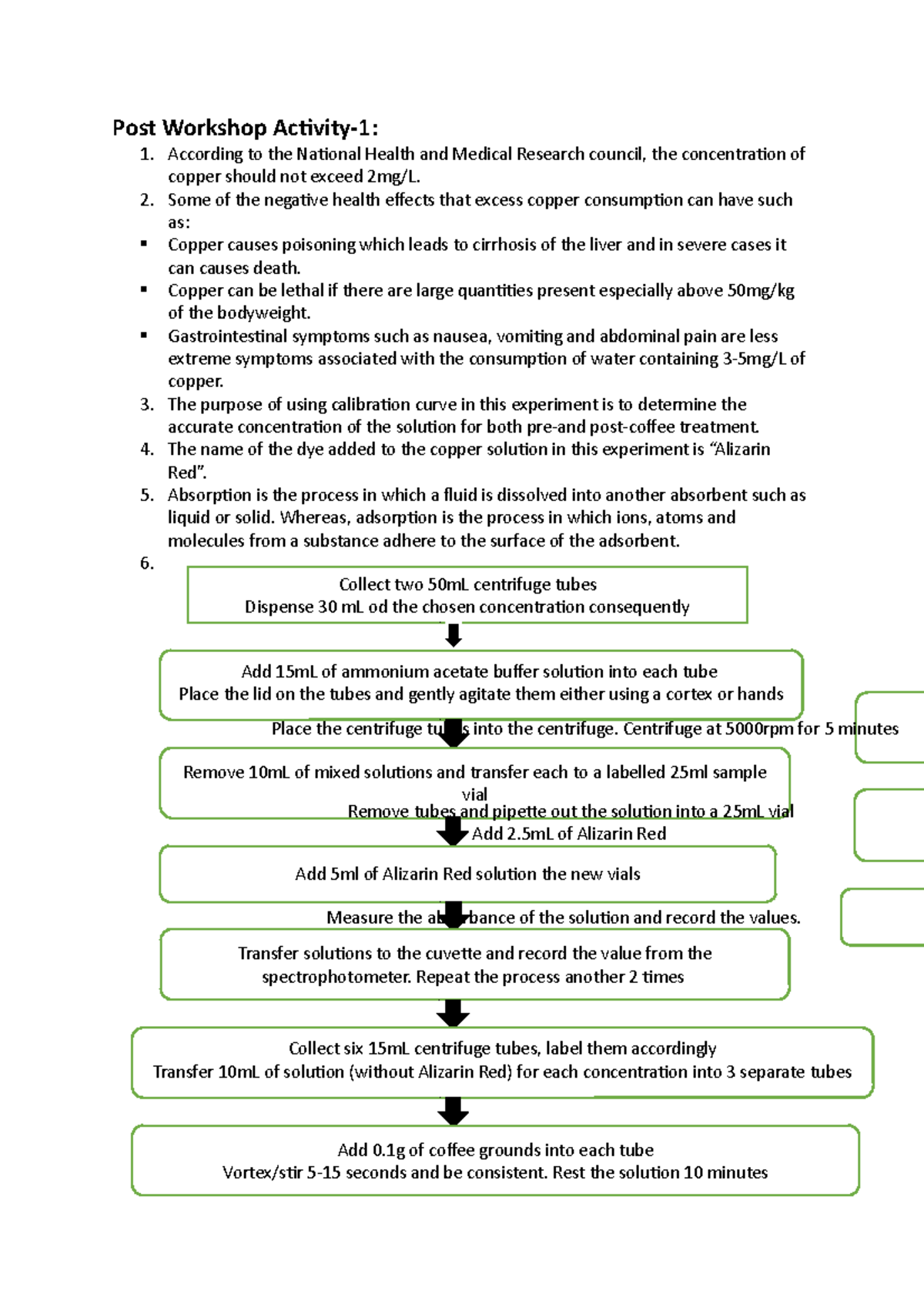 Workshop 1 psp - Post Workshop Activity-1: According to the National ...
