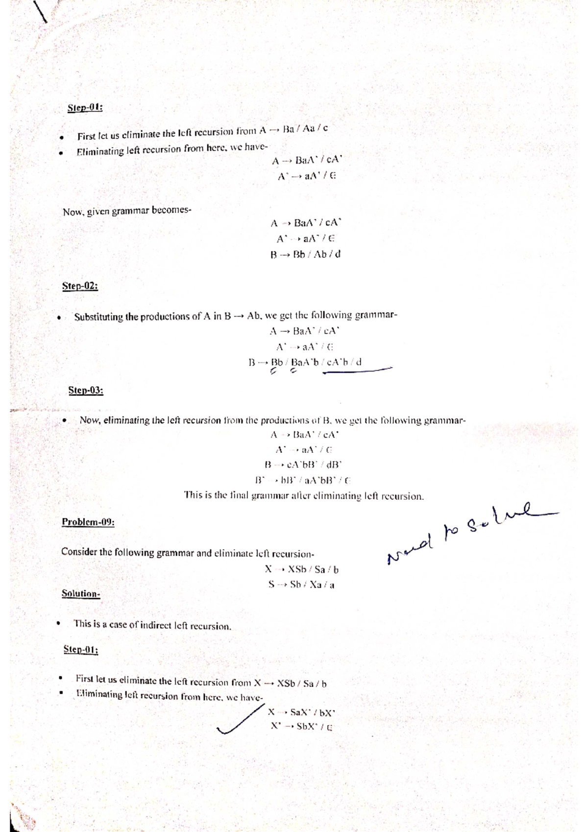 Compiler Design QP - Question Bank - Studocu