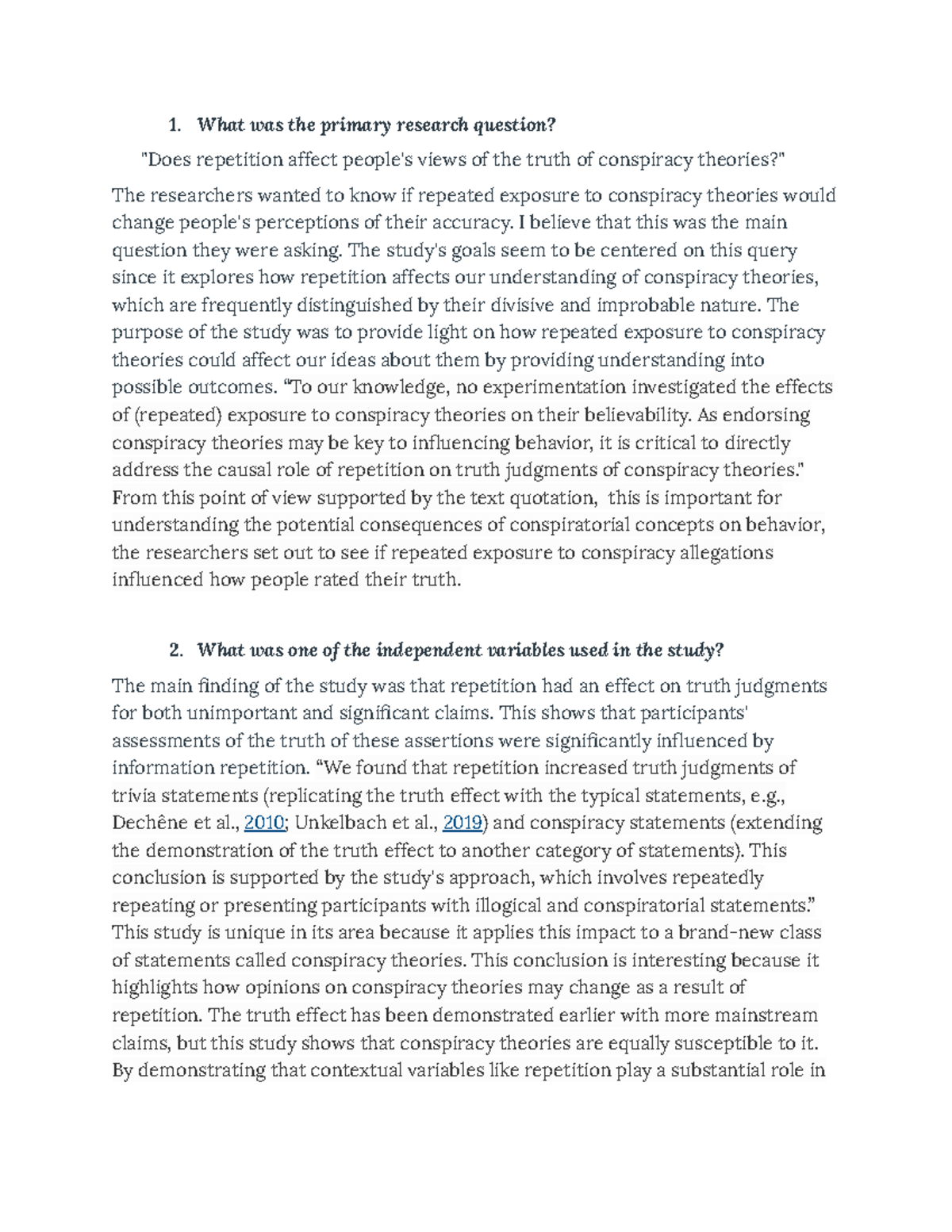 Article-1 - assignment - What was the primary research question? "Does ...