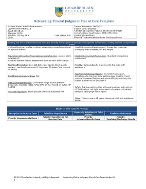 NR-325 - Chamberlain - Adult Health II - Studocu