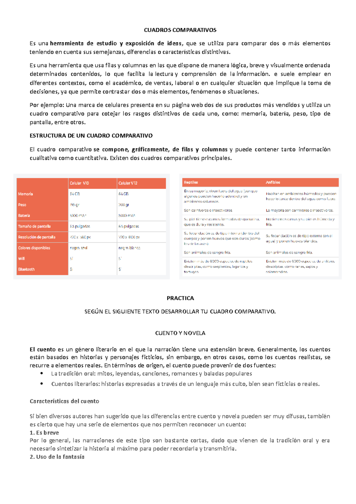Cuadros Comparativos Qu Son Y Cmo Se Hacen Ejemplos