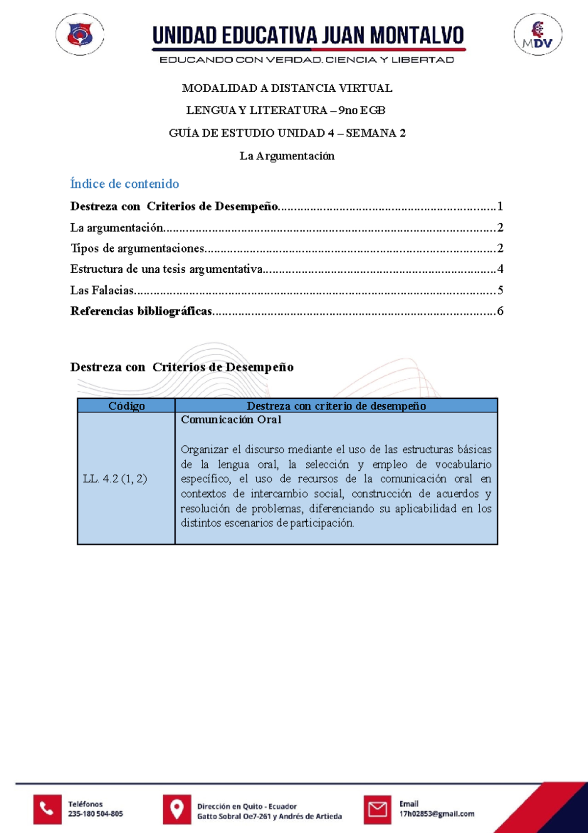 Guía de estudio Unidad 4 - Semana 2 - MODALIDAD A DISTANCIA VIRTUAL ...