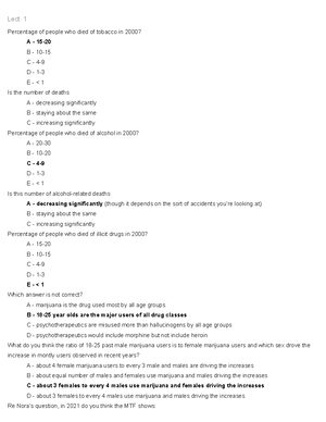 Neurosc C177 Lecture 18 Notes - Lect. 18: Understanding the Opioid ...