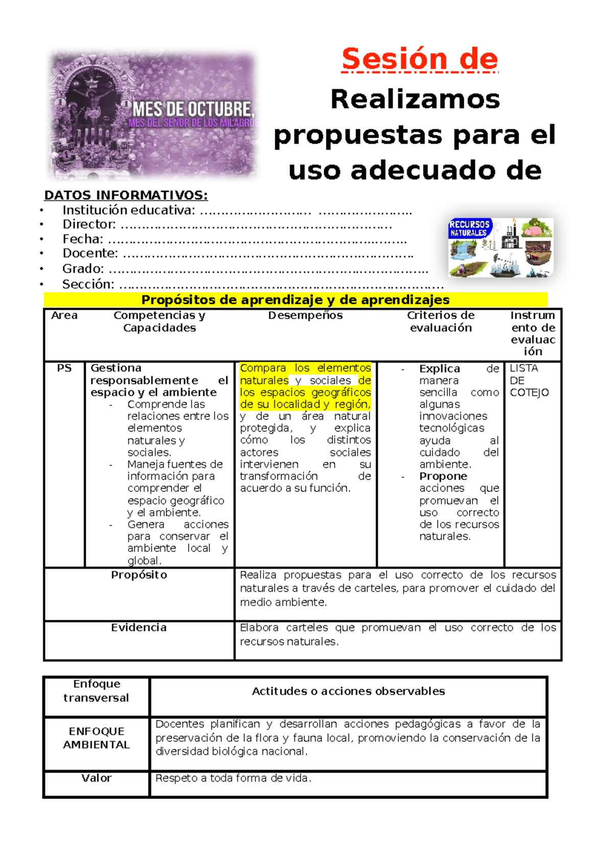 6º Grado DIA 5 PS. Realizamos Propuestas PARA EL USO Adecuado DE LOS ...