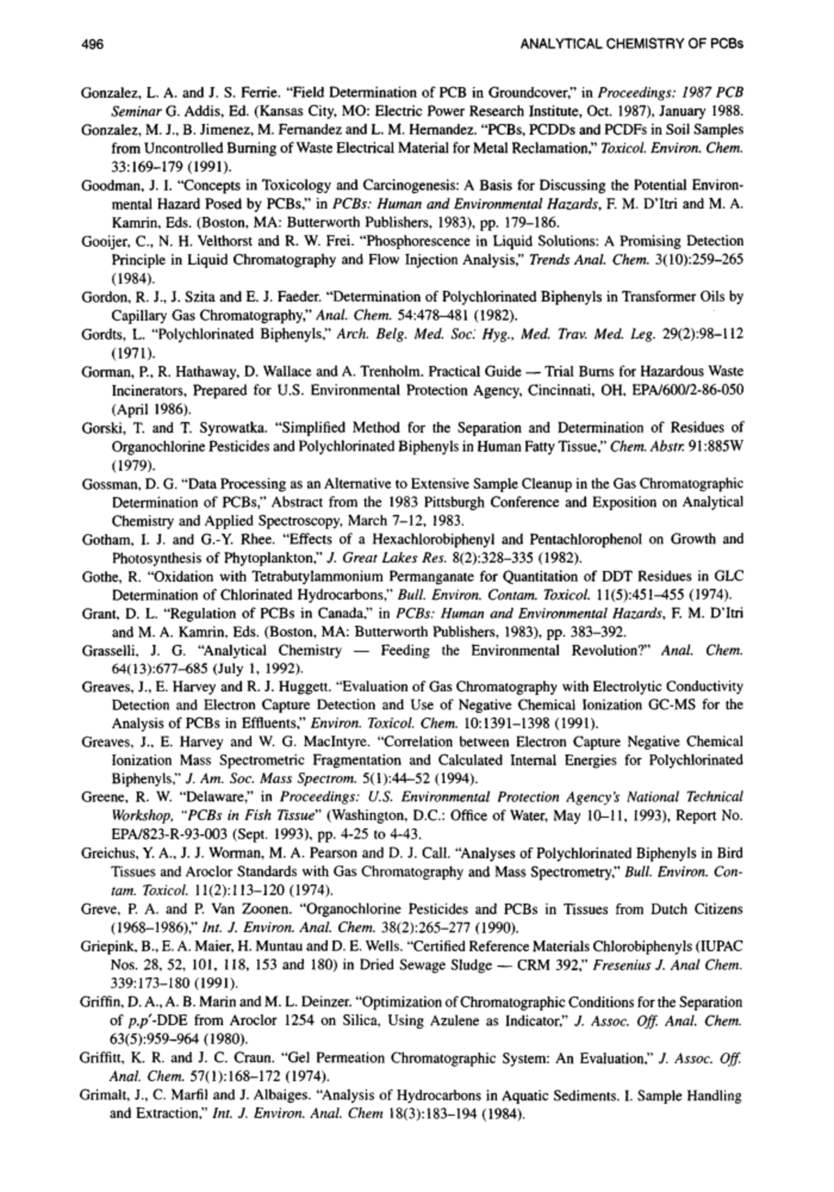 Analytical Chemistry Of Pcbs 171 496 ANALYTICAL CHEMISTRY OF PCBs G analytical-chemistry-of-pcbs-171-496-analytical-chemistry-of-pcbs-g