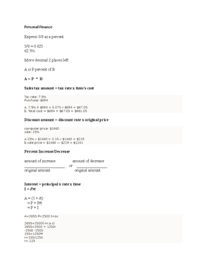 Math 1001 Quantitative Reasoning - GSU - StuDocu