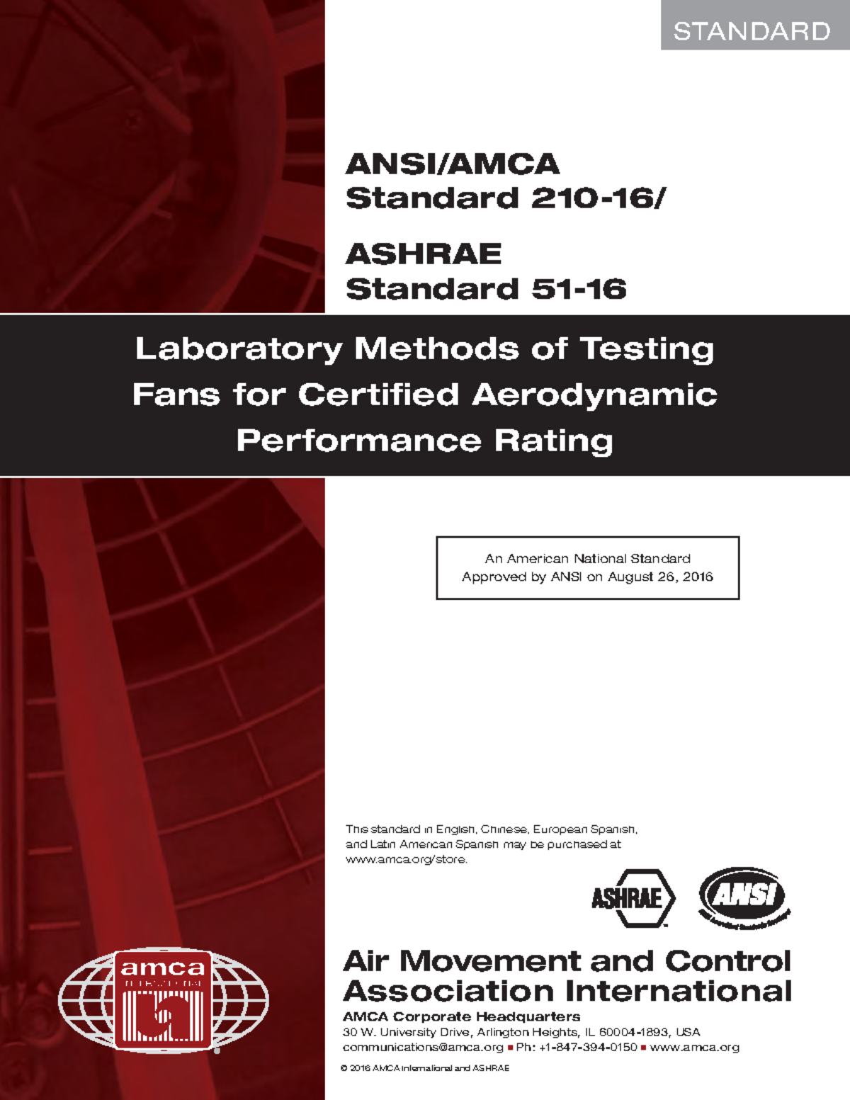 AMCA 210-16 - actualizado - ANSI/AMCA Standard 210-16/ ASHRAE Standard ...