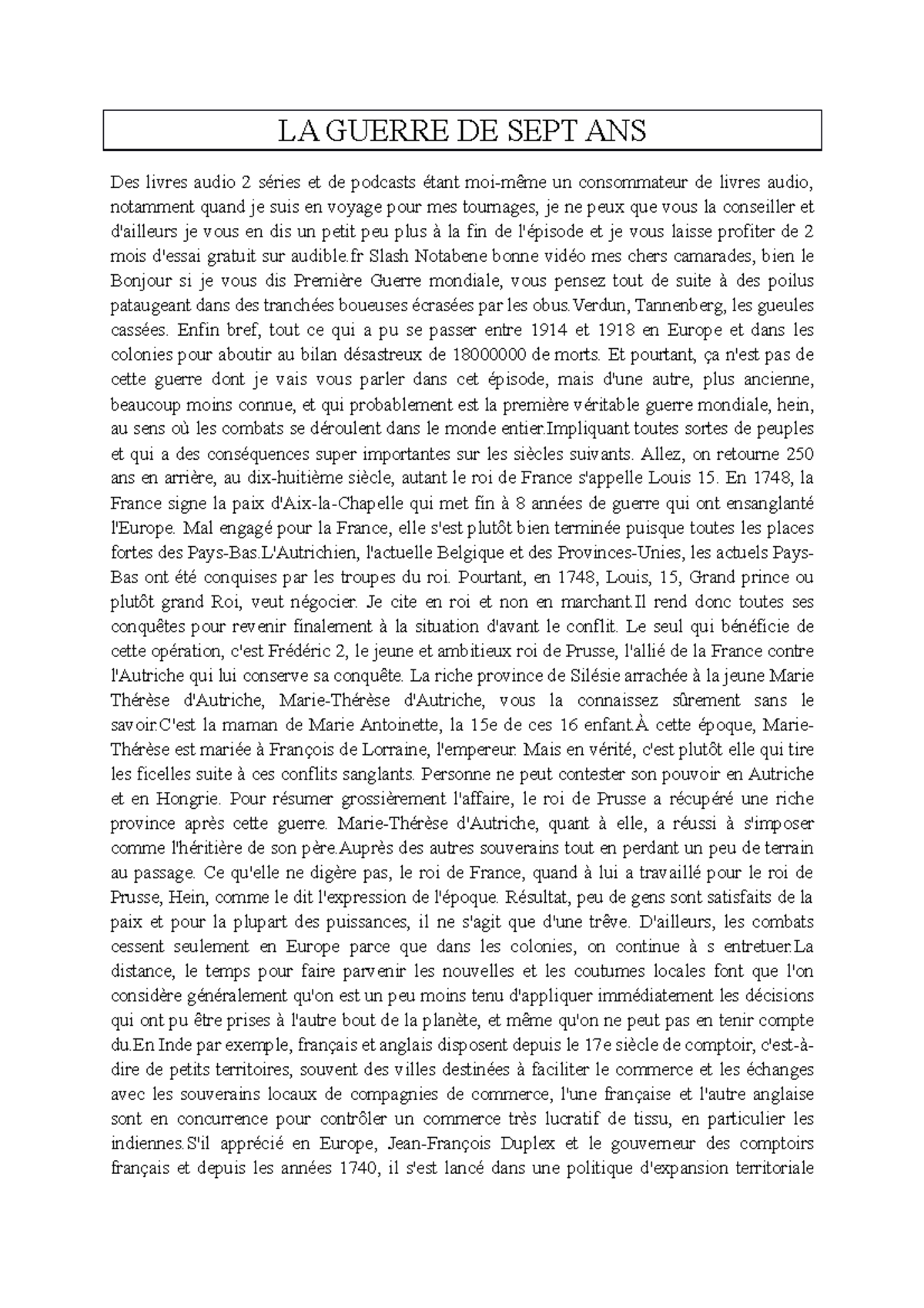 LA Guerre DE SEPT ANS - hsitoire - LA GUERRE DE SEPT ANS Des livres ...