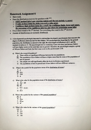 Module 5 Lab Work Z-Scores - Module 5- Lab Work Z-scores Problem 1 The ...